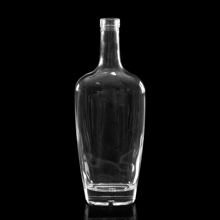 600ml Frosted Beautiful Glass Bottle Wine Odd Shaped Liquor Bottle ...