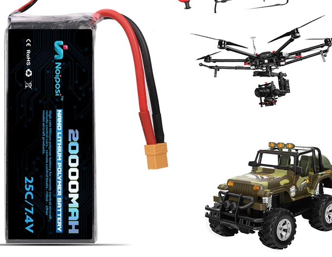 Factory Rechargeable Li Ion 7.4v 20000mah Polymer 20ah Lipo Li-ion ...