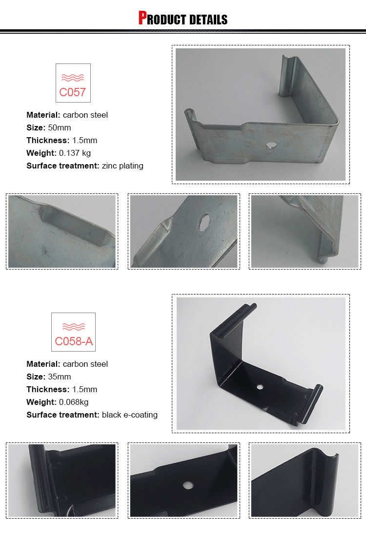 In Stock L Shape Metal Crate Clip for Packing Wooden Box