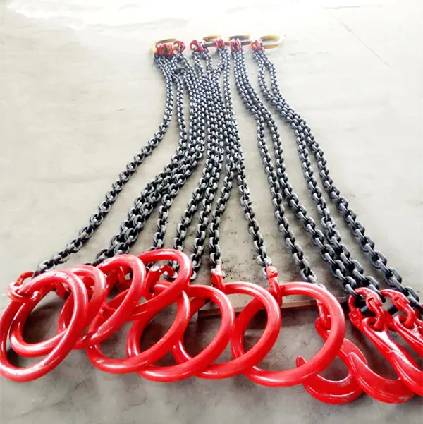 G80 4 Legs Lifting Chain Slings With Oblong Link Grab Hook - Buy ...