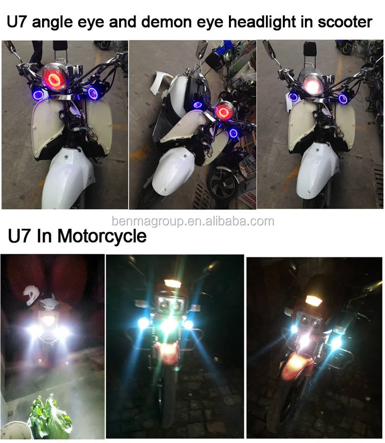 Moto Bike Head Light U7 LED - Bright, Durable, and Versatile