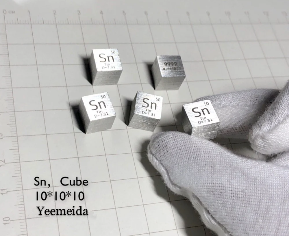 Customized Metal Cubes - High Purity Elements for Collections