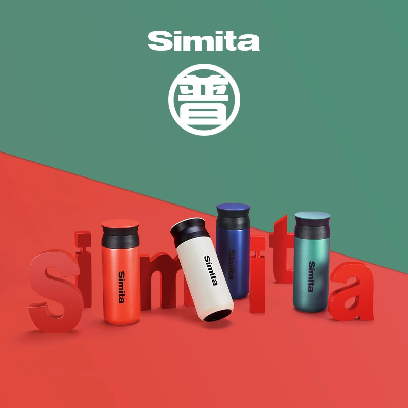 SIMITA Insulated Water Bottles 320ml 18/8 Stainless Steel Vacuum Cup ...