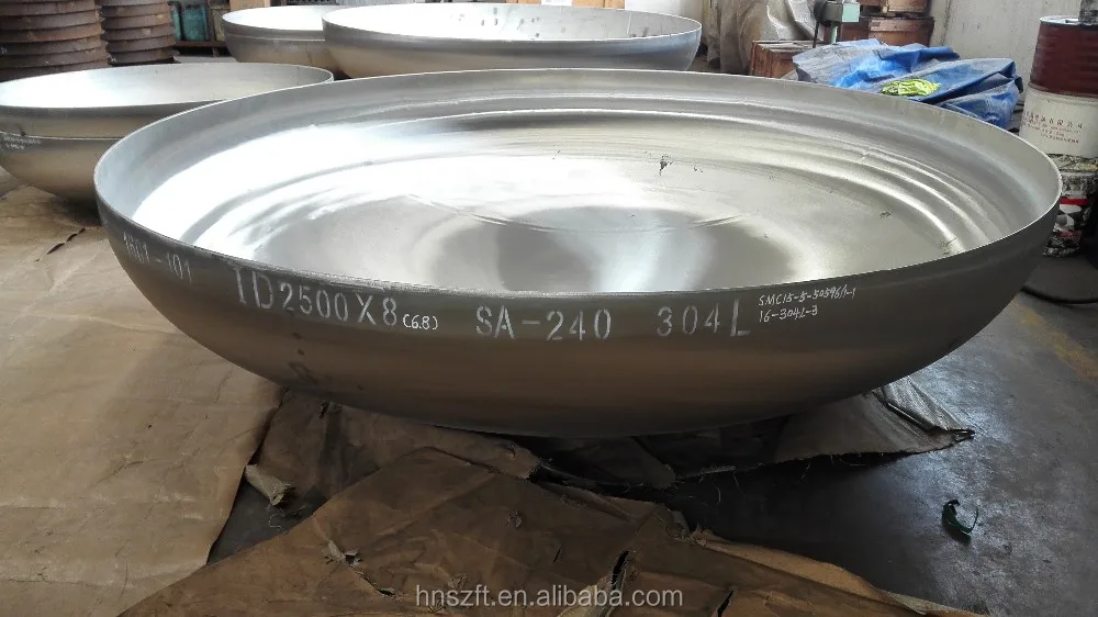 ASME Cold Formed Stainless Steel Pressure Vessel Heads