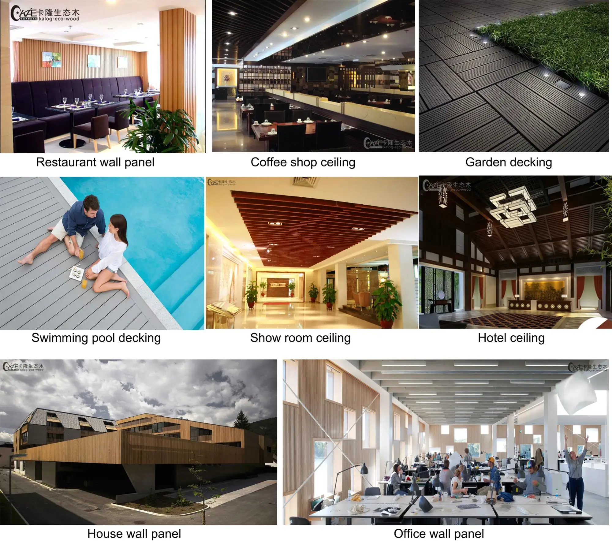 Light Weight Fireproof Well Design Veranda Suspended Decorative Wpc ...