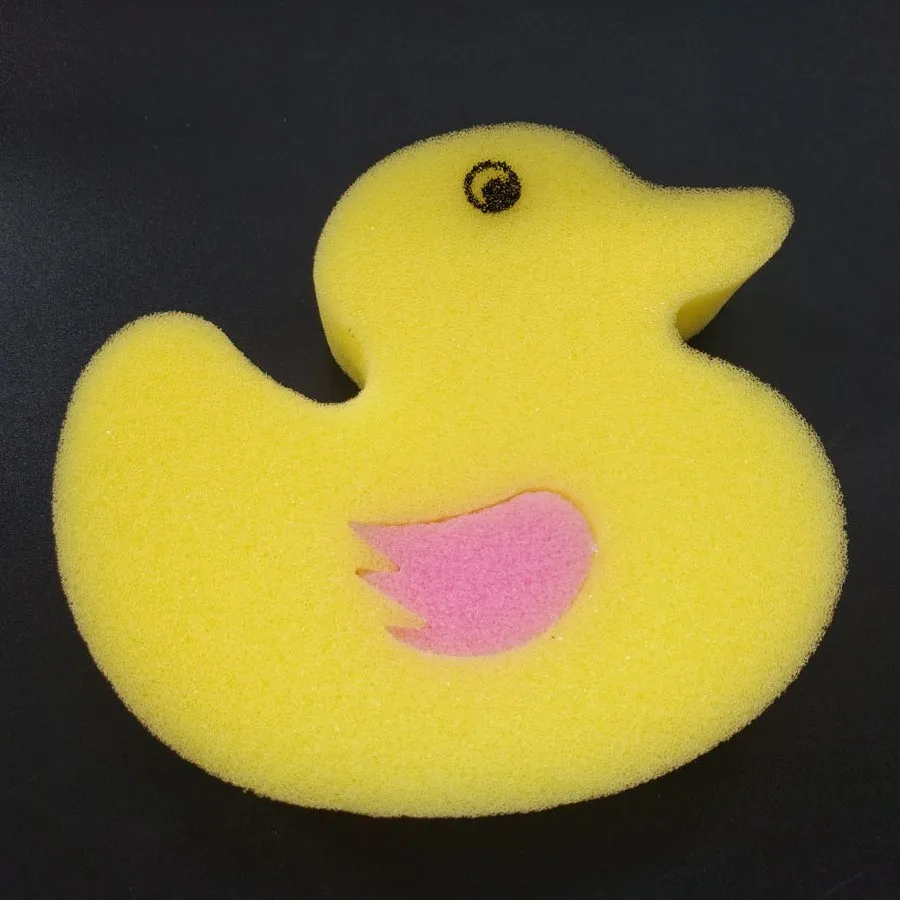 High Quality Kids Animal Duck Shape Bath Shower Sponge - Buy Bath ...