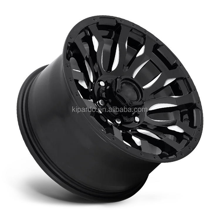 Matte Black Offroad 17 Inch Alloy Wheels 2019 New Design With Aluminum ...