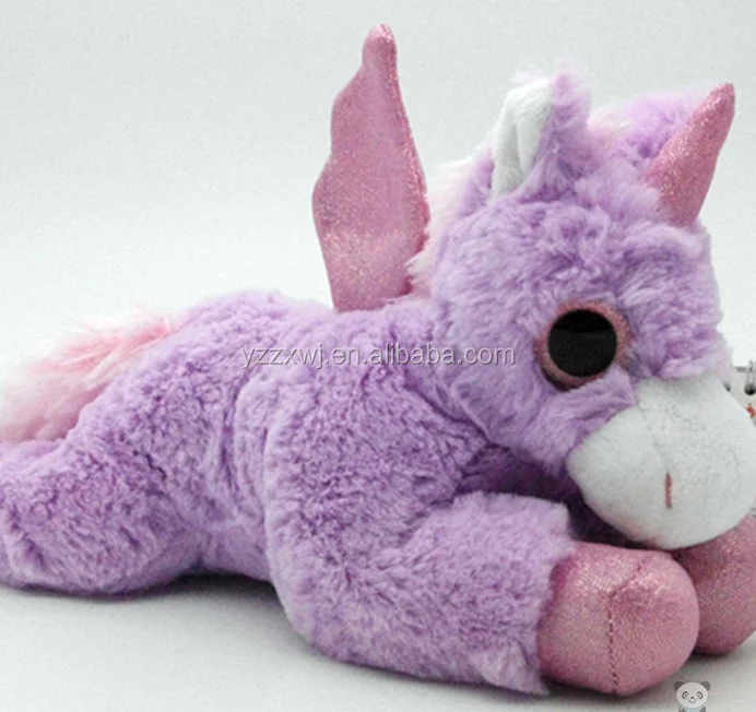 Lovely Soft Plush Unicorn Stuffed Toy Blue Color Soft Lay Unicorn Toys ...