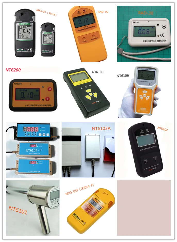 Nt6102 Alpha X Gamma And Hard-beta Rays Radiation Meter - Buy Dosimeter ...