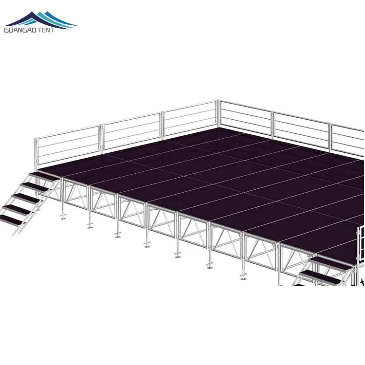 Portable Outdoor Event Wooden Platform Stage - Buy Portable Stage ...