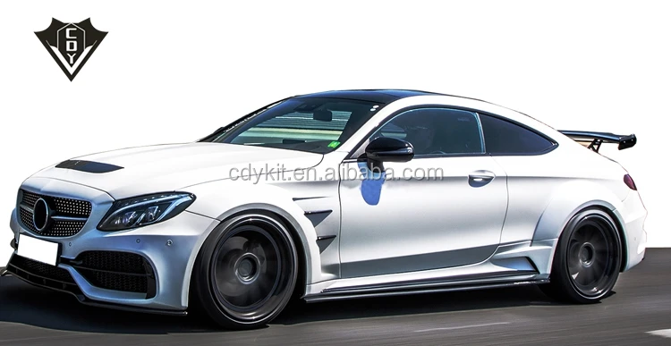 C Class W205 C63 Coupe Wide Body Kits PD Style - Cdykit