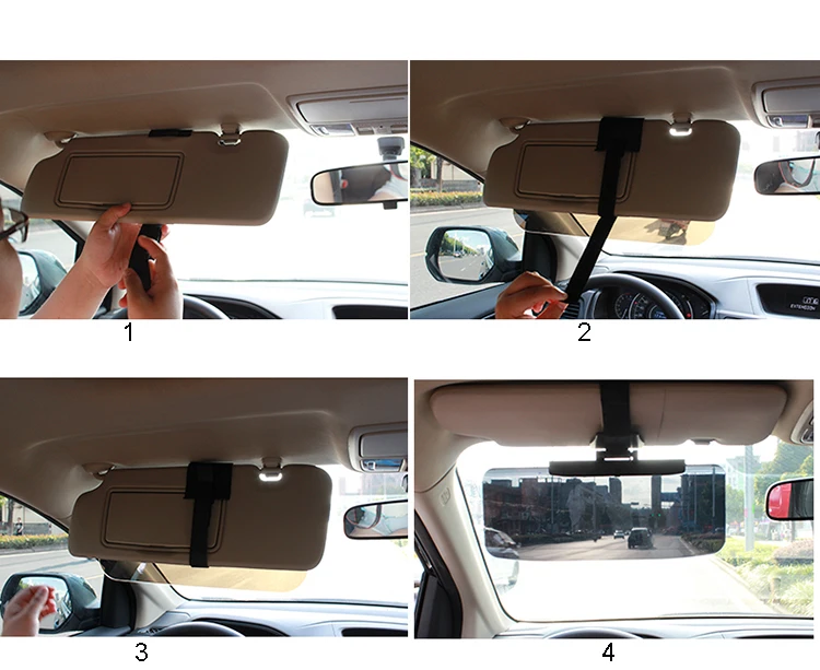 Automatic Shade Visors Cars Tan Extender Retractable Sun Visor For Car ...