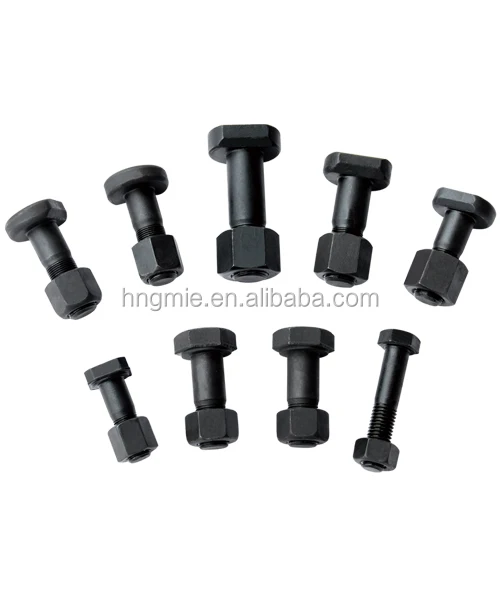 Perno y tuerca de segmento de excavadora de grado 10,9 y 12,9 de la ...
