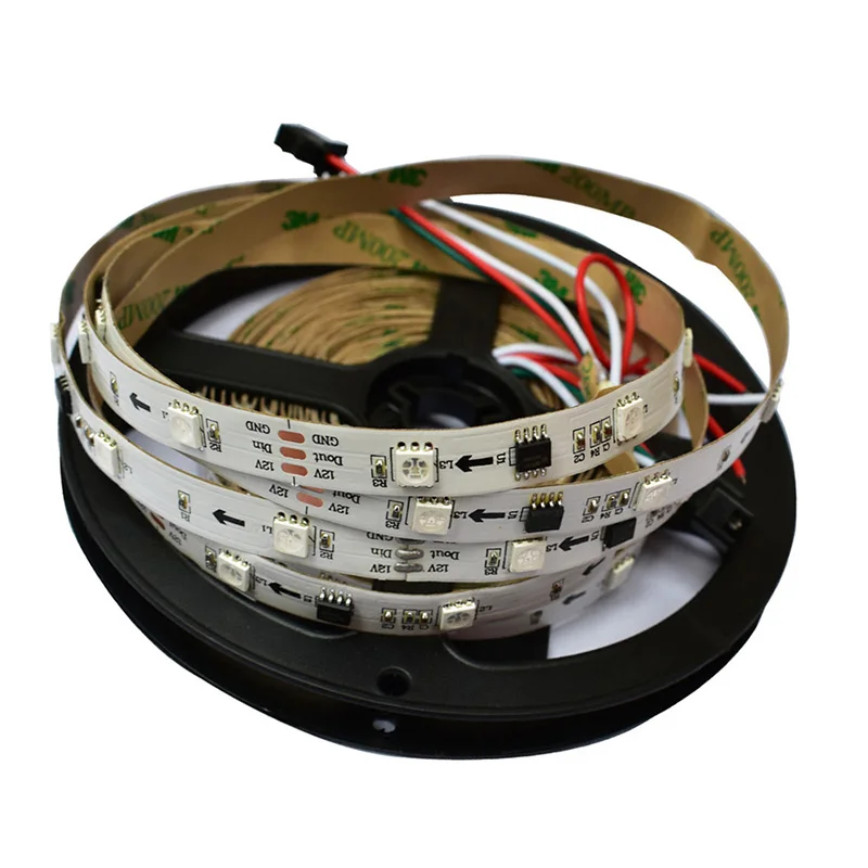 Dc12v Ws2811 Ic 5050 Smd可寻址rgb Led像素条30led/m 60led/m梦想全彩led像素灯 - Buy ...
