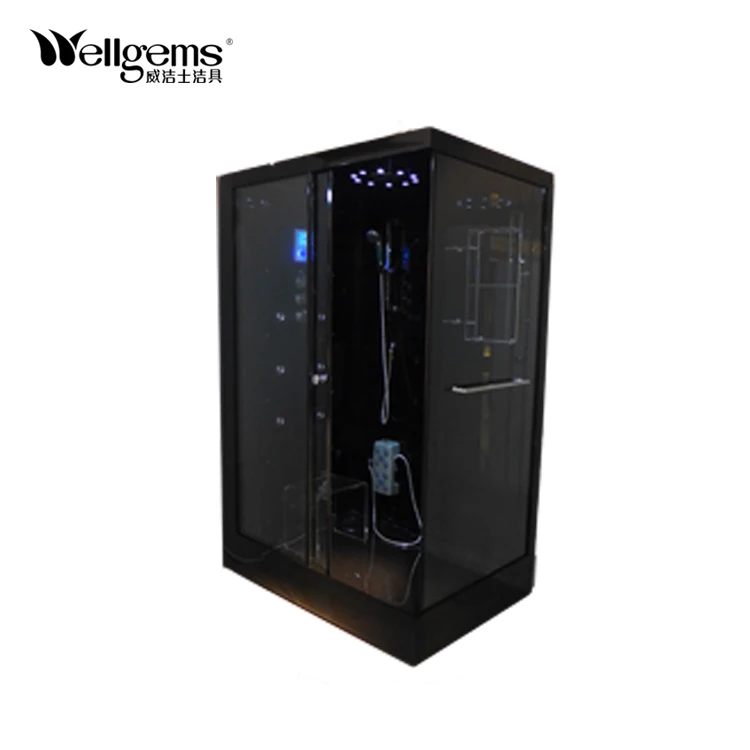 Luxury Glass Steam Room U693T with Shower in Black - Modern Design ...