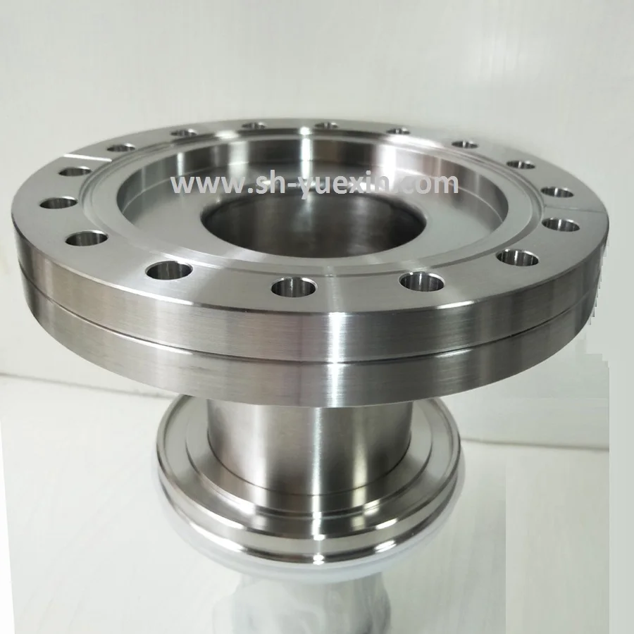 CF Flange ISO KF NW Tubulated Reducing Adaptor High Vacuum