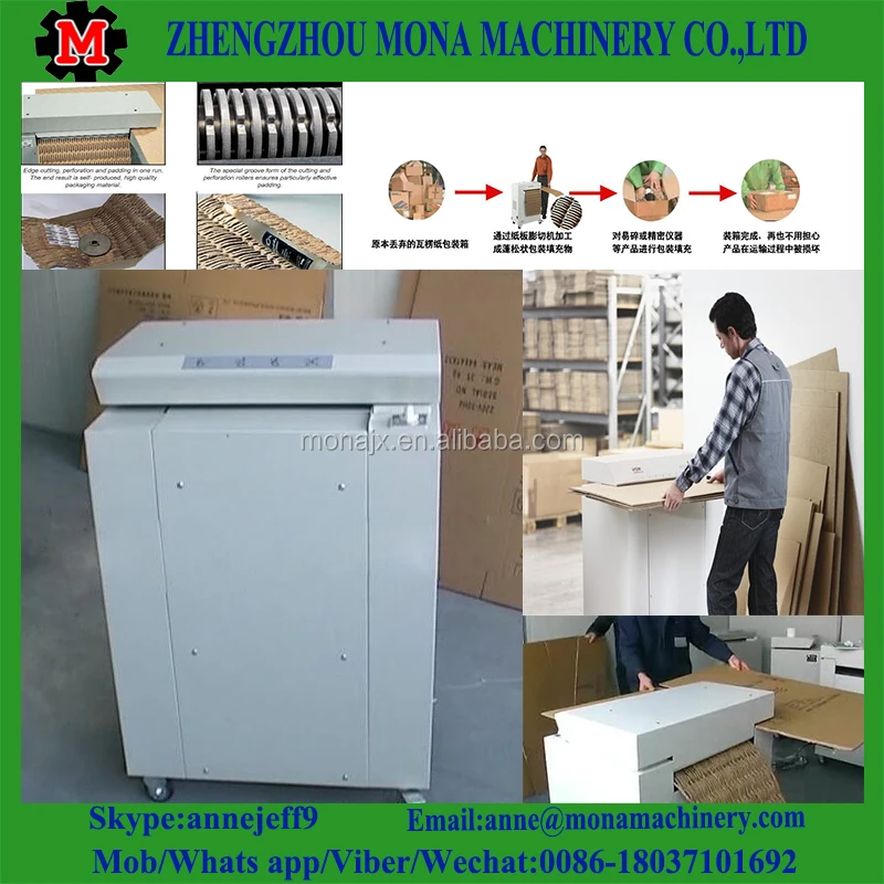 Cardboard Shredder Carton Cutting Machine Honeycomb Packaging Paper ...