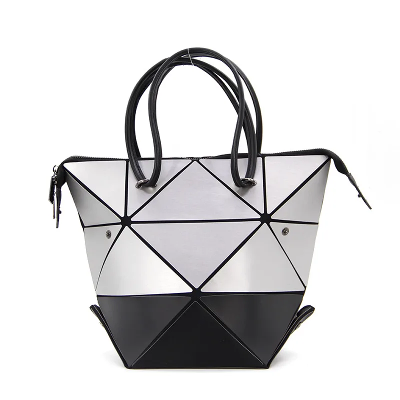 Geometric Handbag Woman Shoulder Top Handle Satchel Tote Purse With ...