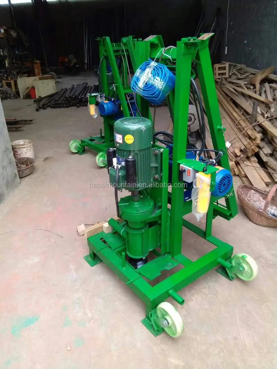 100m Deep Small Electric Folded Portable Water Well Drilling Machine ...
