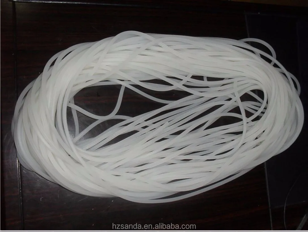 Clear Transparent Solid Silicone Rubber Cord - Buy Rubber Cord,Silicone ...