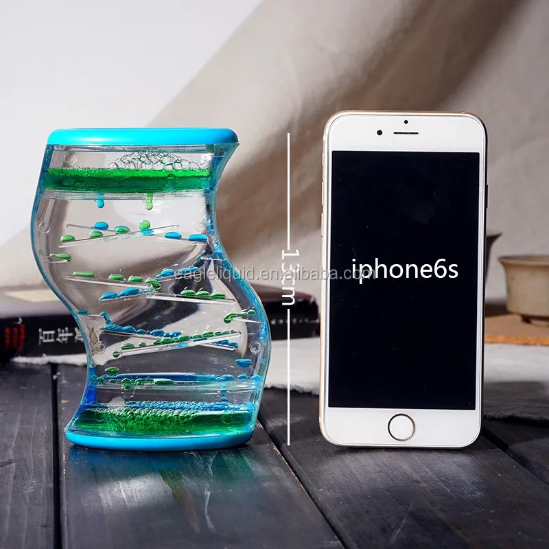 Oem High Quality S Shaped Liquid Timer Oil And Water Toys Liquid ...