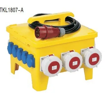 24 Mobile Waterproof Socket Box Portable Distribution Board With Ce ...