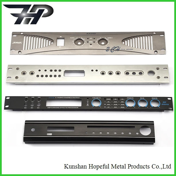 Machining Aluminium Cnc Faceplate For Audio/sound System Manufacturer ...