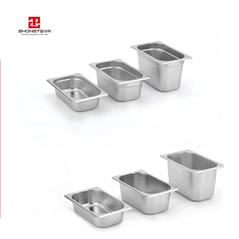 Zhongte Brand Stainless Steel Buffet Container With Lid - Buy Buffet ...