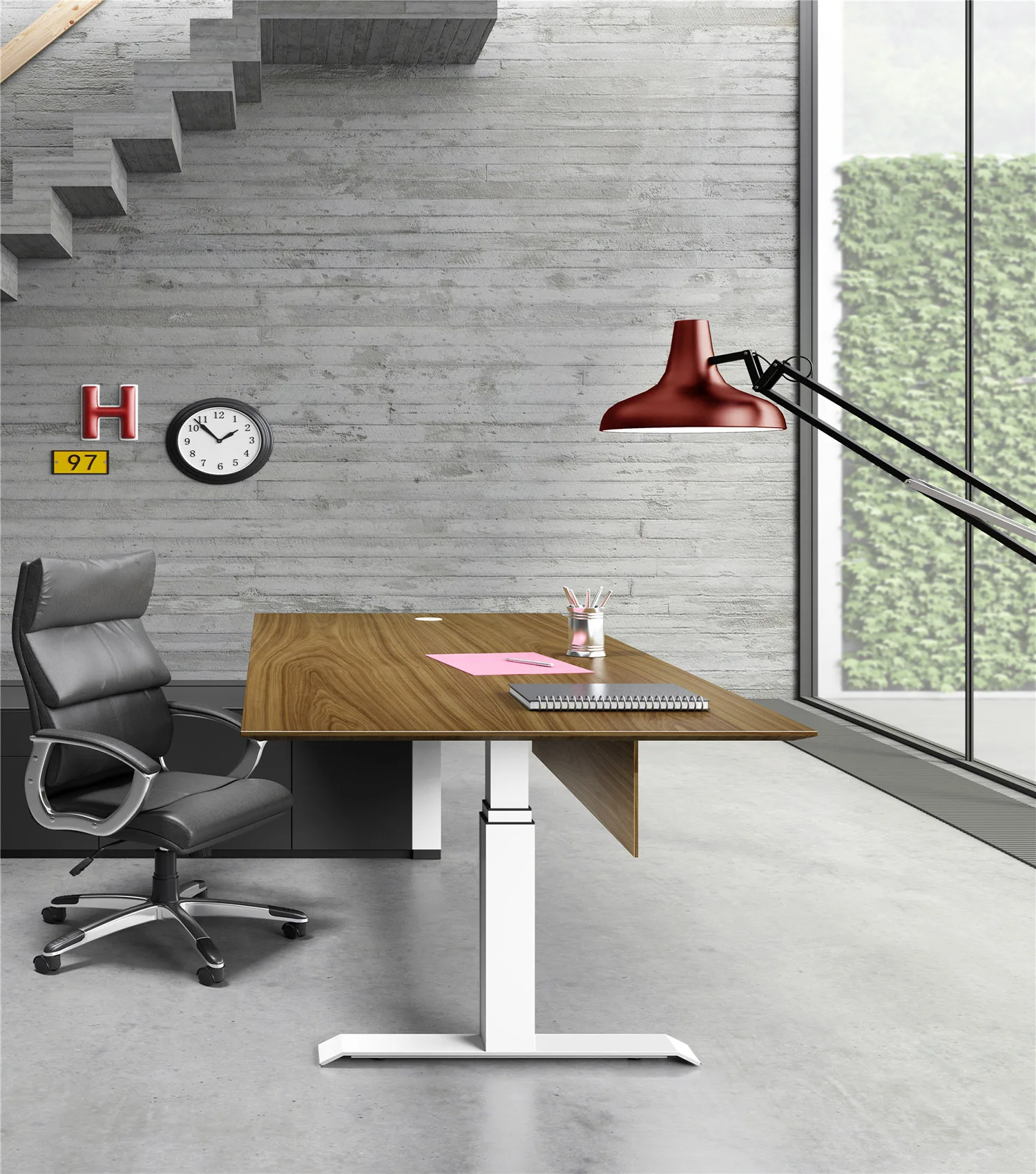 Stand Up Electric Height Adjustable Manager Desk - Buy Electric Height ...