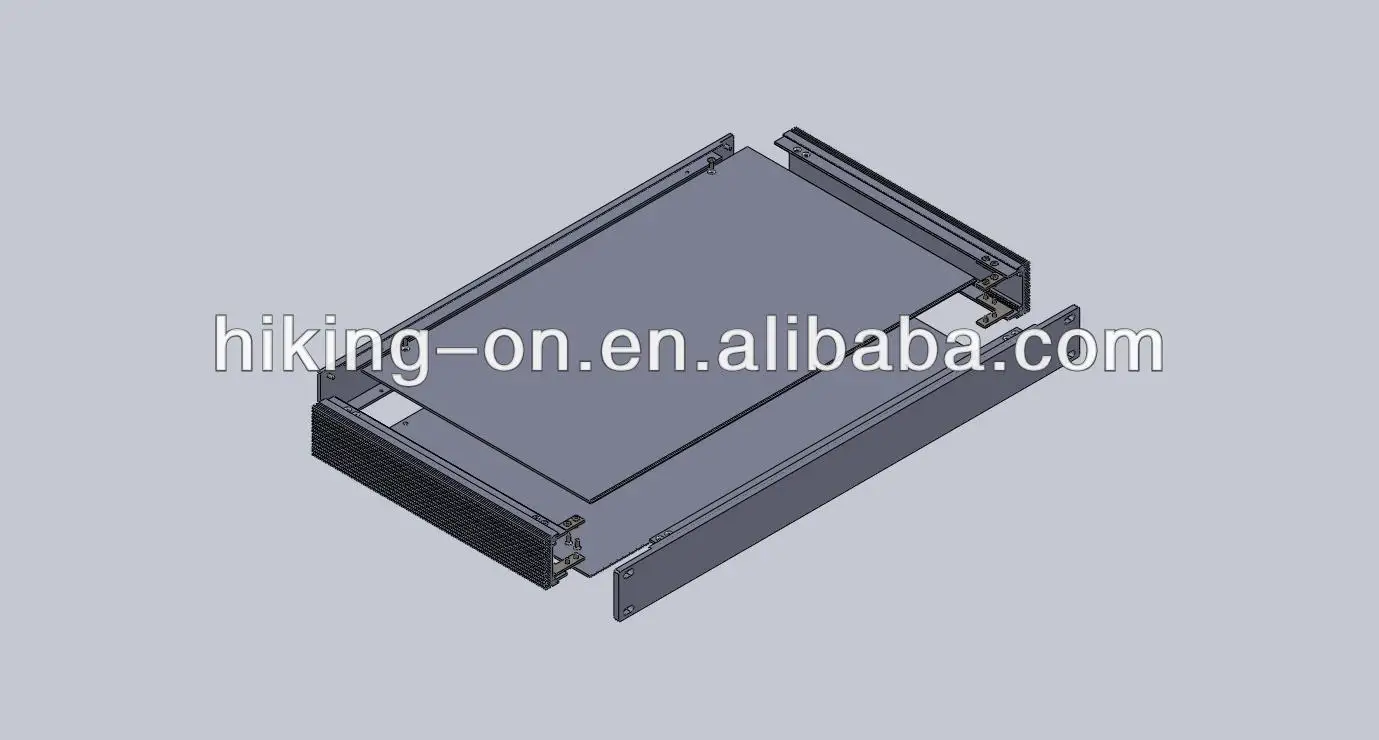 Custom Extruded Aluminum Enclosure For Electronics 100 Length Aluminum ...