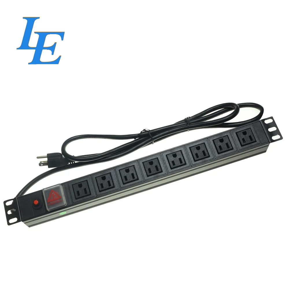 10 Way Power Distribution Unit 19 Inch Usa Type Server Rack Mounted Pdu ...