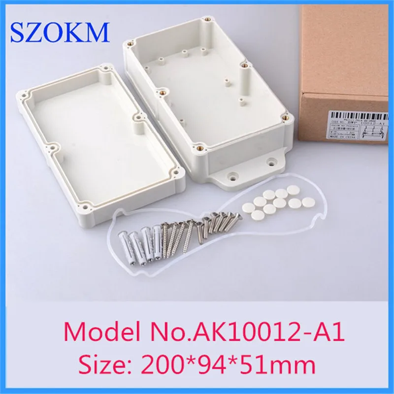 Wall Mounting IP68 Plastic Enclosure with Transparent Cover