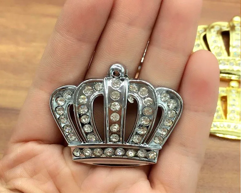 Wholesale 3D Crown Car Emblems - Customizable Metal Badges