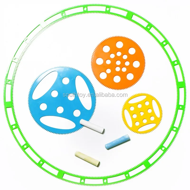 Large Scale Spirograph Art Chalk Play Outdoor Sidewalk Spiral Art ...