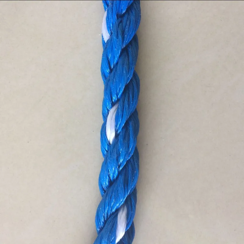 3 Strands 1'' Diameter White High Performance Polypropylene Mono ...