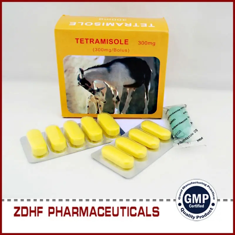 Veterinary Medicine Tetramisol Tablet 300mg 600mg For Cattle/sheep ...