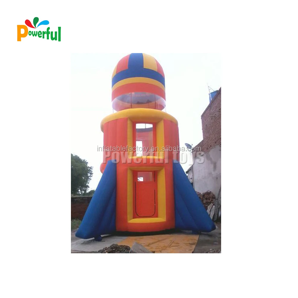 High Quality Giant Inflatable Rocket Space Game Inflatable Parachute ...