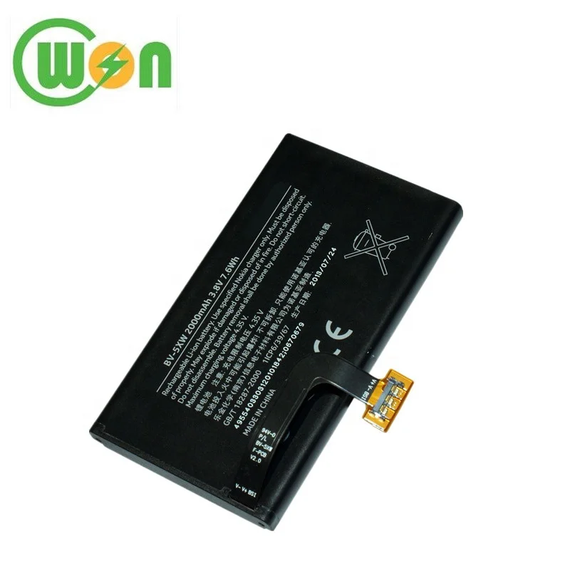 3.8V 2000mah Li-Ion Battery for Nokia Lumia BV-5XW Phones