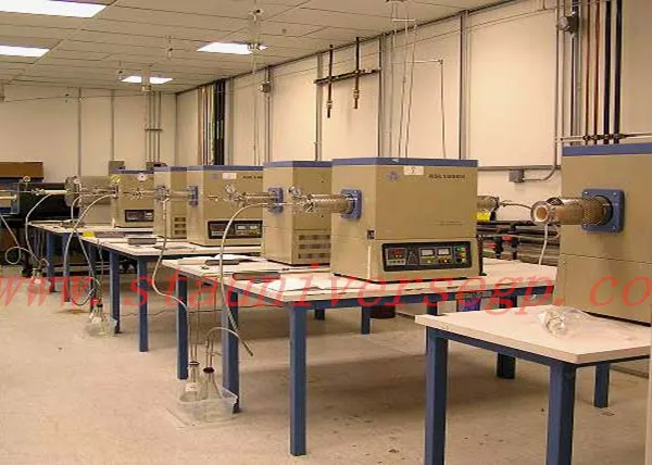 Sta 1200c Laboratory Heat Treatment Furnace Vertical Split Atmosphere ...