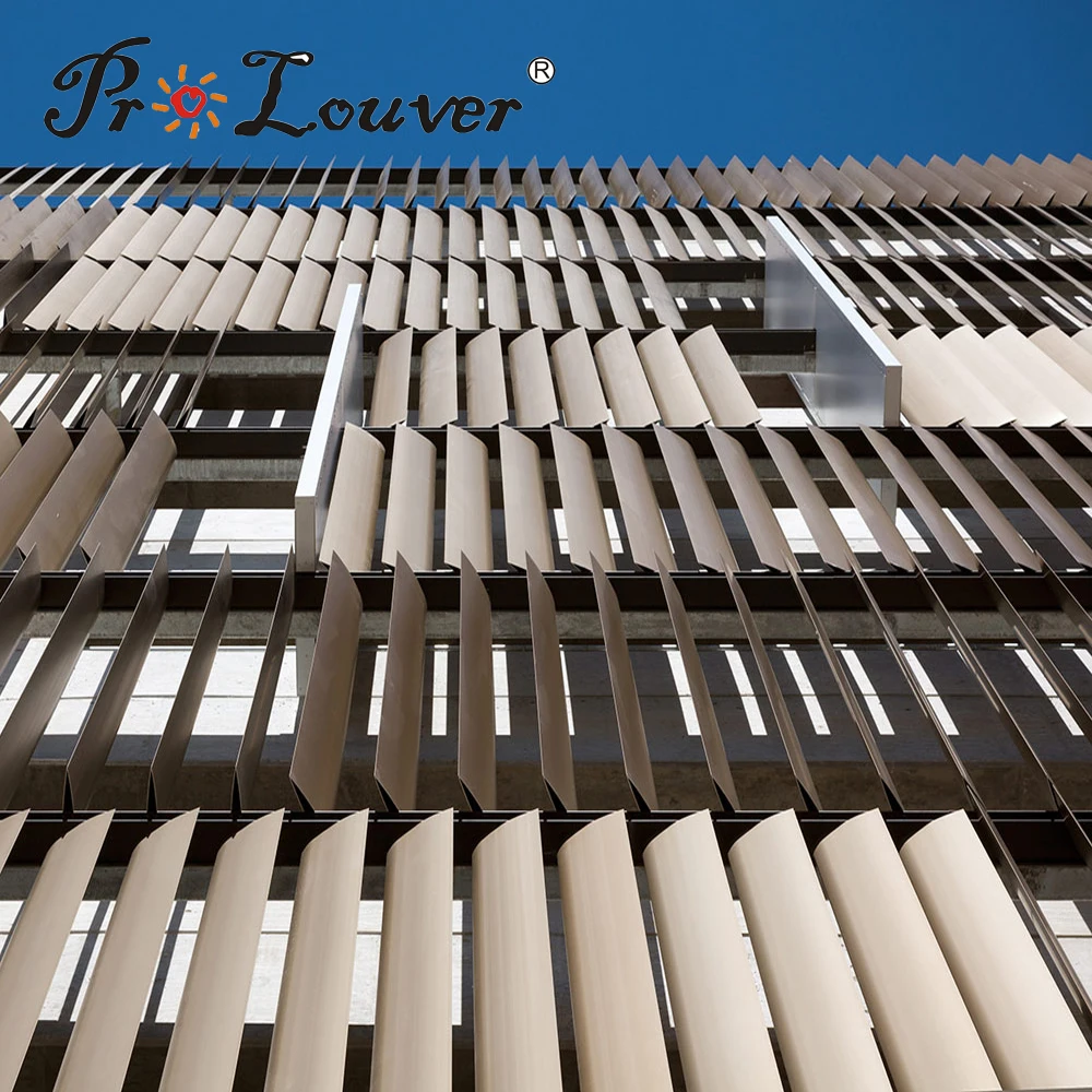Outdoor Aluminum External Window Louver,Aerofoil Louver Blades - Buy ...