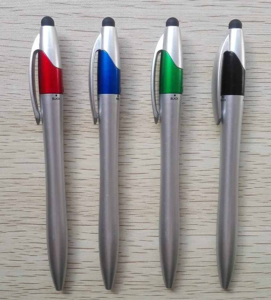 Short Plastic Multi Function 4 In 1 Ball Pen Carabiner Lanyard Hanger ...