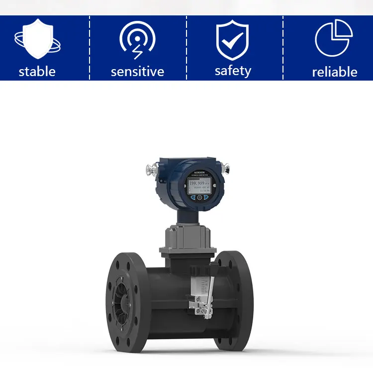 Cheap Natural Lpg Gas Turbine Flow Meter Propane N2 Nitrogen Compressed Air Gas Flow Meter With ...