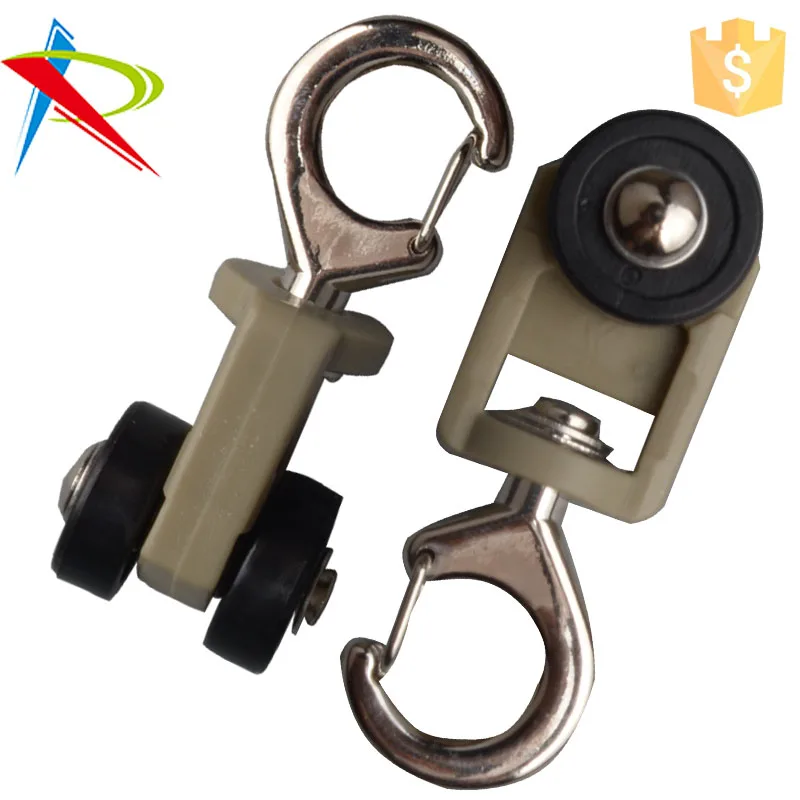 Stainless Steel Durable Window Curtain Track Rail Rollers,Plastic ...
