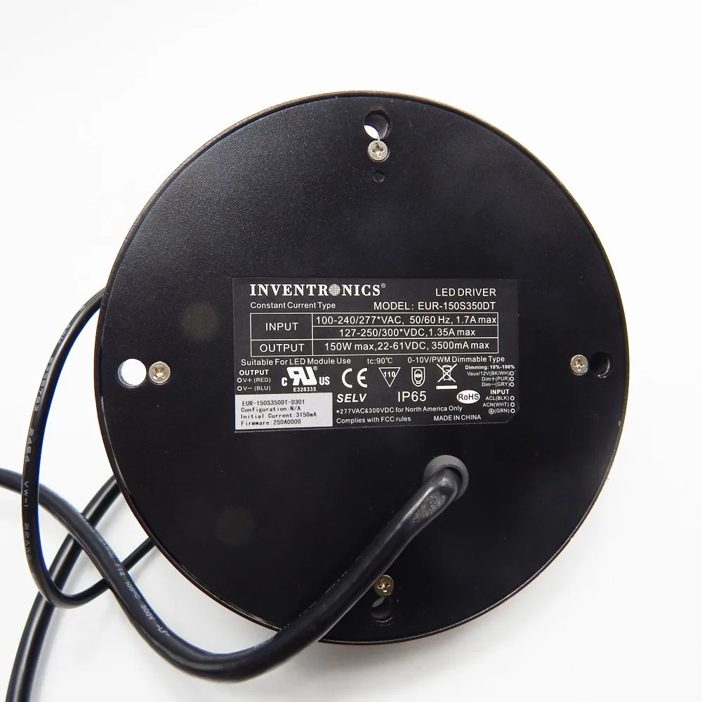 Inventronics Dimmable Round Led Driver 100w To 320w High Bay 150w Led ...