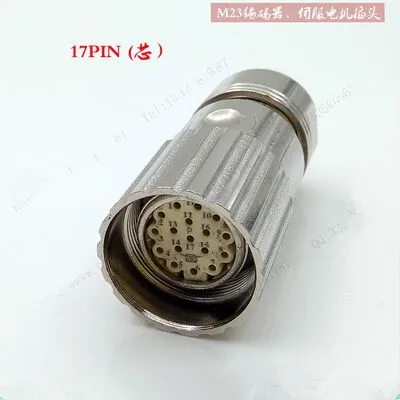 Wholesale Straight M23 Encoder Connector 6 8 12 17 19 Pin Cores Power Plug