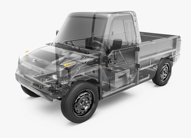 4-wheeled Electric Truck - Versatile & Efficient Transport