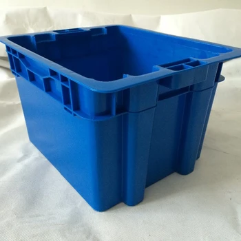 Stacking And Nesting Square Industrial Large Plastic Fish Storage Tubs ...