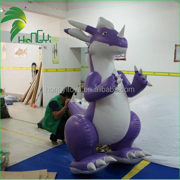 Rideable Hongyi Cartoon Toys Fat Inflatable Purple Dragon| Alibaba.com