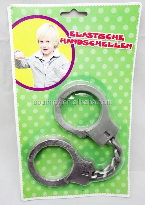 Kids Plastic Silver Handcuffs Toys - Safe & Fun Pretend Play