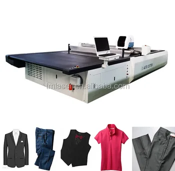 Automatic Fabric Cutting Machine For Garment Fabric Multi Layer Cutting ...